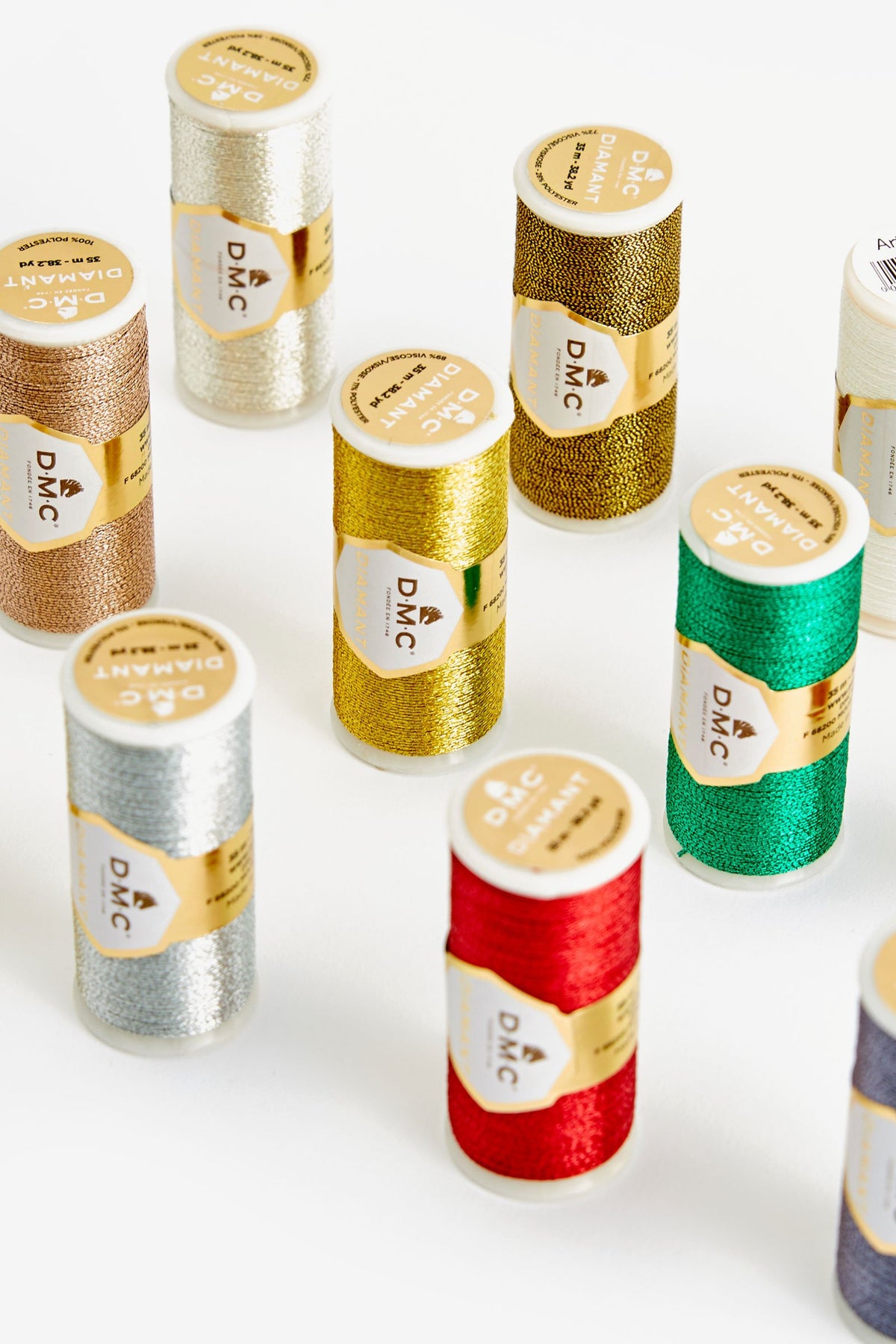 Metallic Embroidery Threads – Plume Art + Stitch