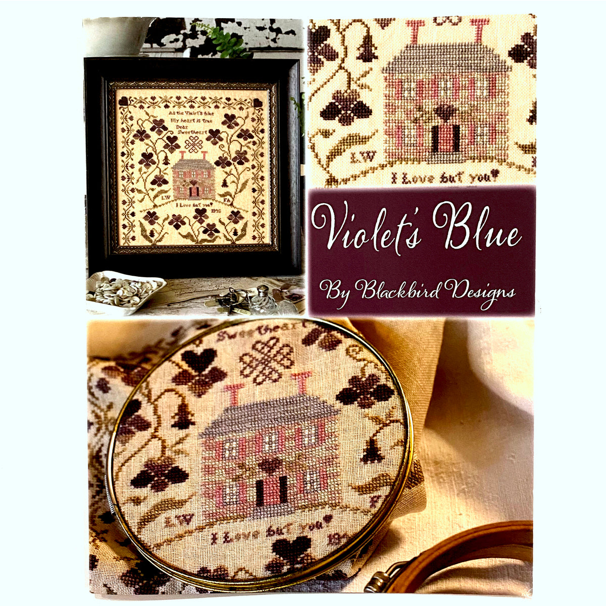 Violet's Blue - Blackbird Designs – Plume Art + Stitch