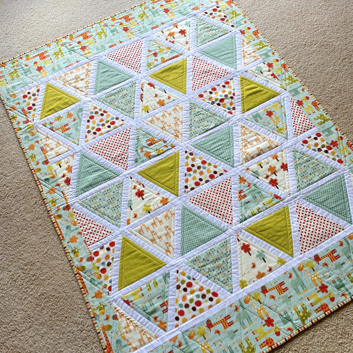 Crib Quilt Pattern - designed by Jenny Hunter – Plume Art + Stitch